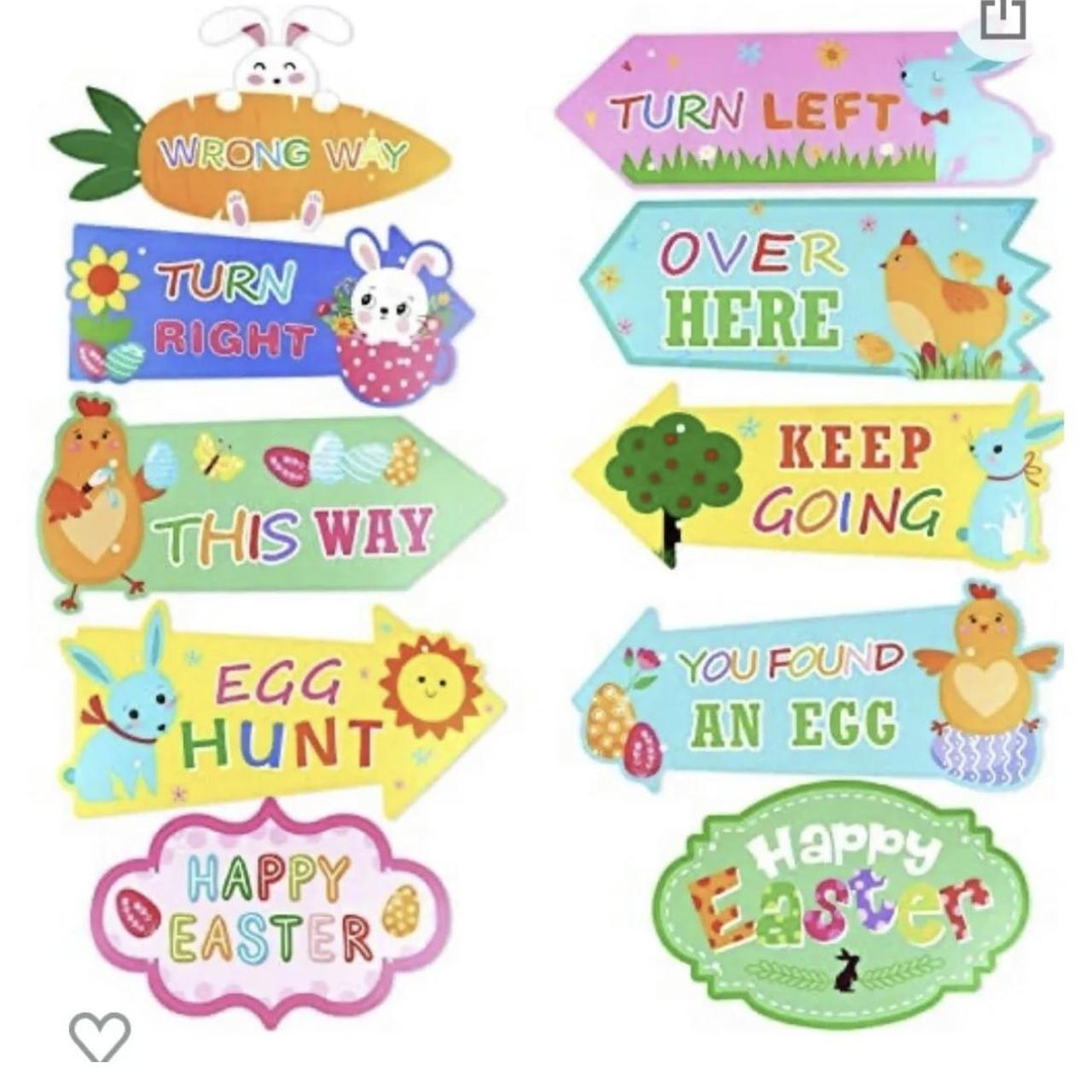 10 Easter Hunt Arrows Kids Party Home Decoration... - Depop