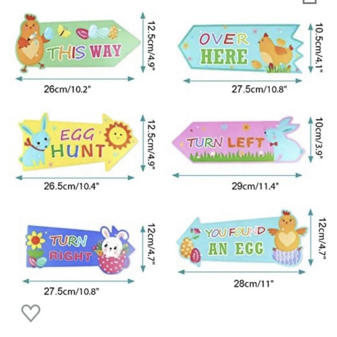 10 Easter Hunt Arrows Kids Party Home Decoration... - Depop