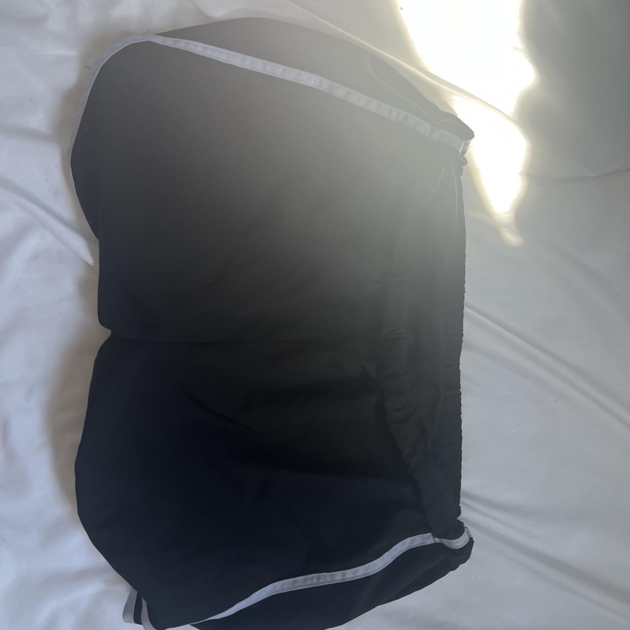 black athletic shorts just a basic staple and i... - Depop