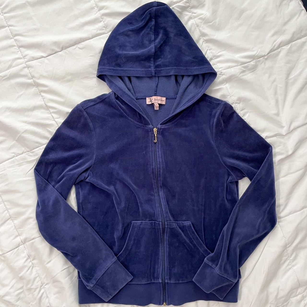 Juicy Couture jacket. Adorable indigo color and... - Depop