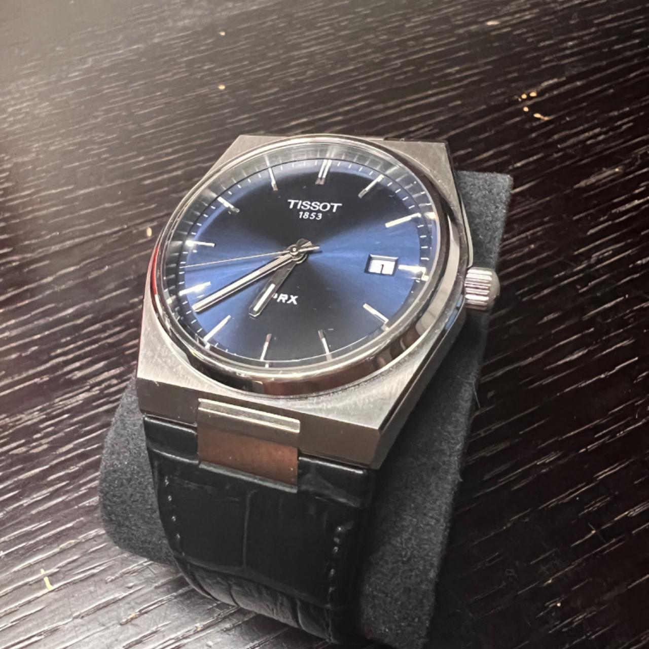 Tissot PRX Stainless Steel with Leather Band - Depop