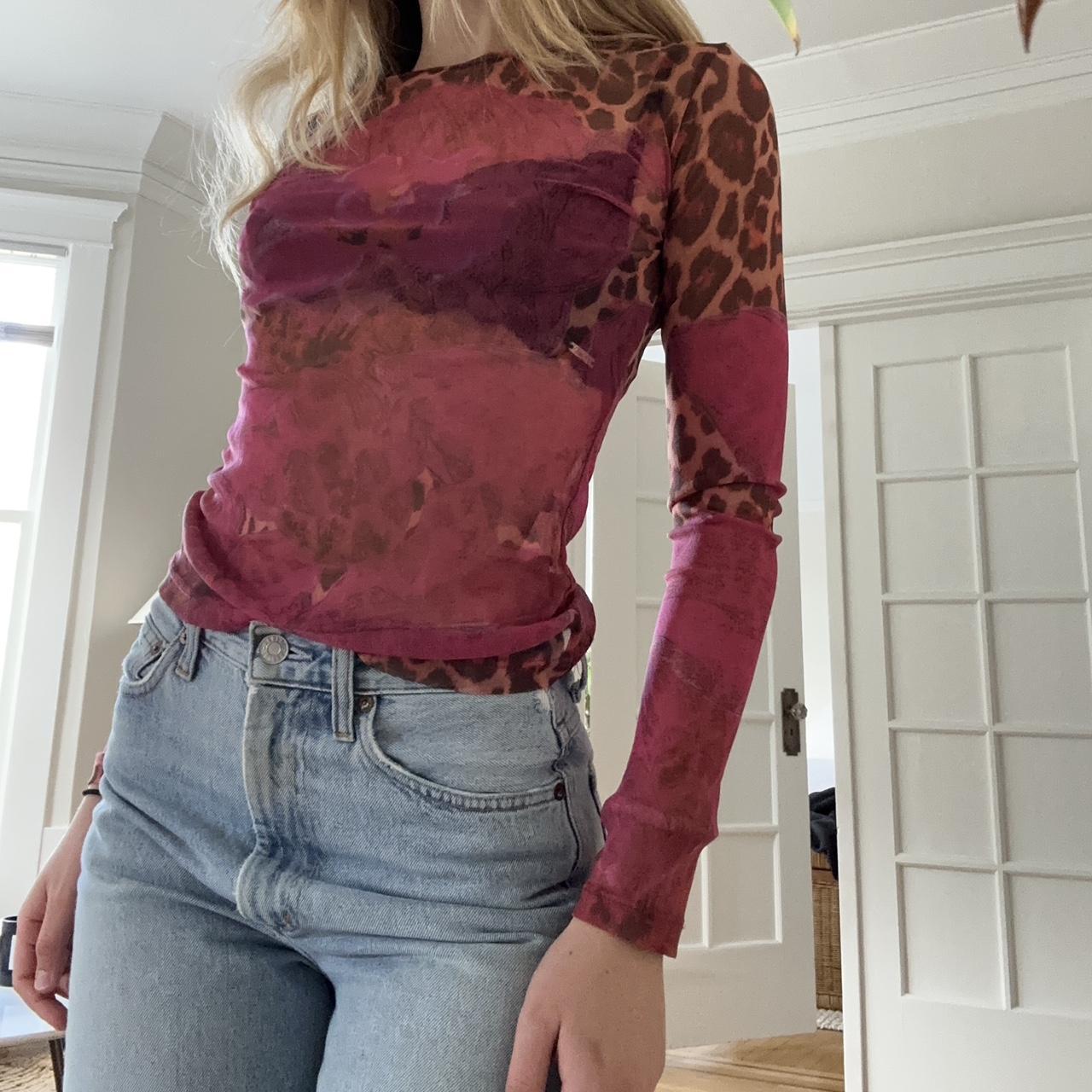 Vintage (purchased from reformation vintage) sheer... - Depop