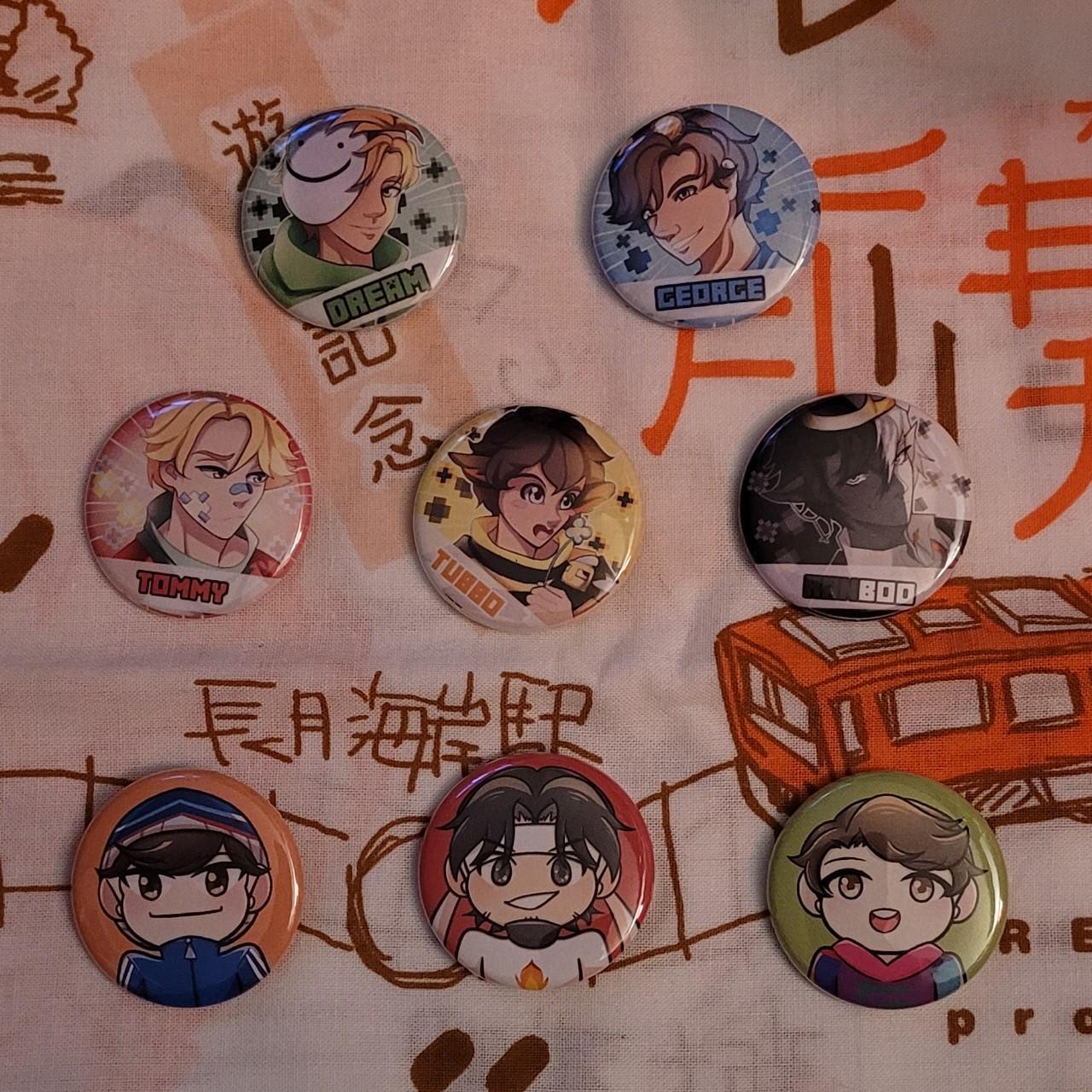 Dream SMP Buttons 🌸 Size: 2 inches 🍓 Each: $2 ️... - Depop