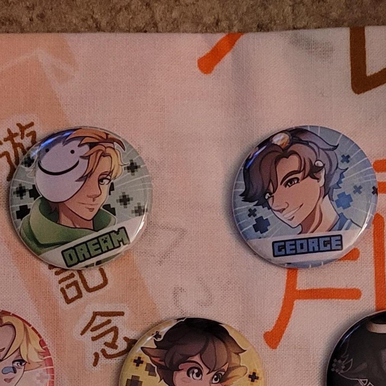 Dream SMP Buttons 🌸 Size: 2 inches 🍓 Each: $2 ️... - Depop