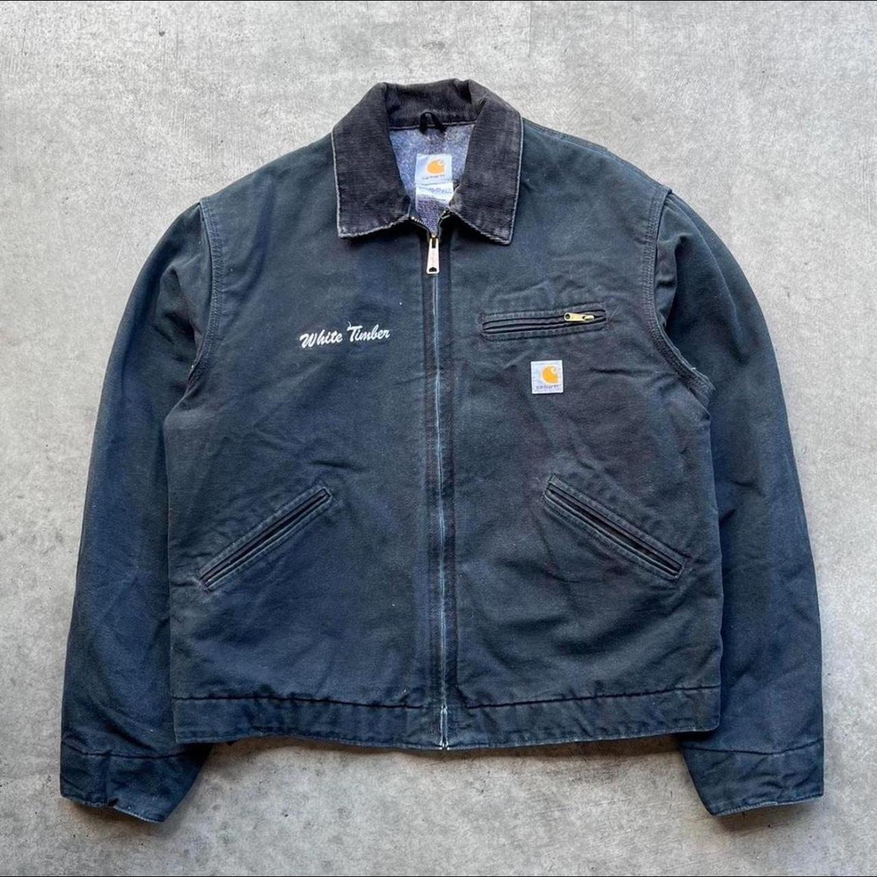 Carhartt Detroit Jacket Beautiful wash a d fading... - Depop
