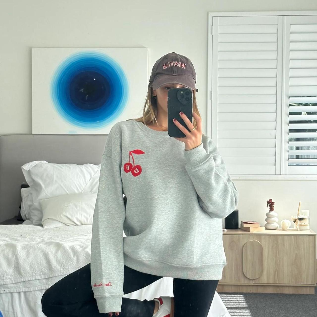 dear frankie grey crewneck perfect condition 💕 never... - Depop