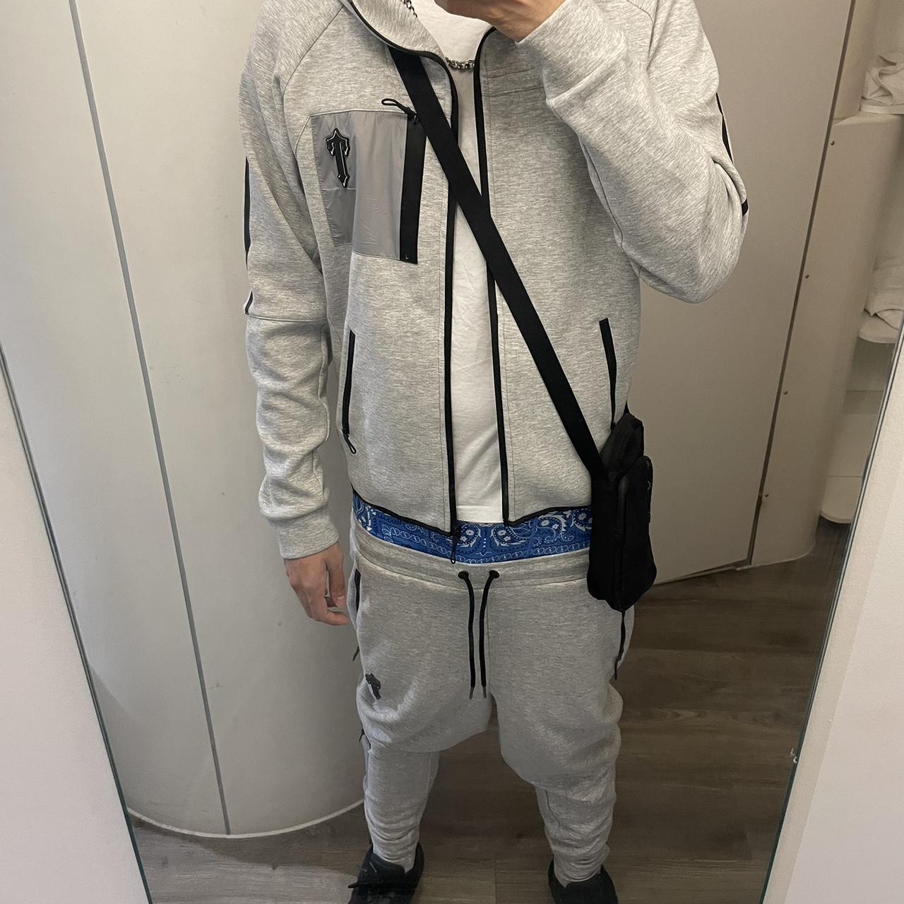 Grey Trapstar Irongate T-fleece (tech fleece)... | Depop