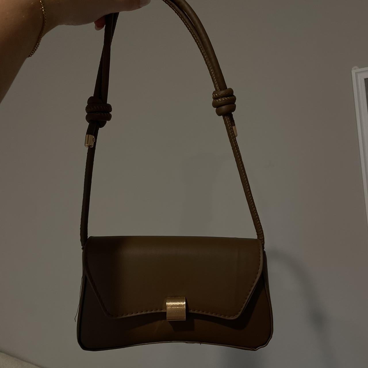 Brown mini bag So cute Perfect condition Never used - Depop