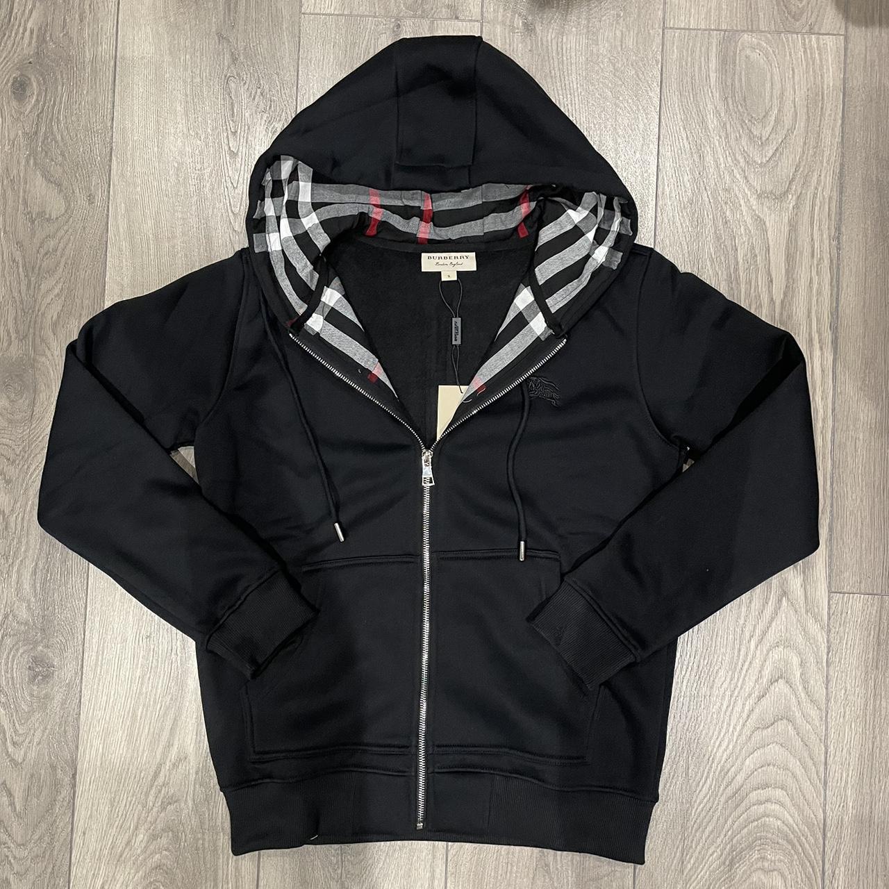 Burberry zip up hoodie Brand New 🆕 100%... - Depop