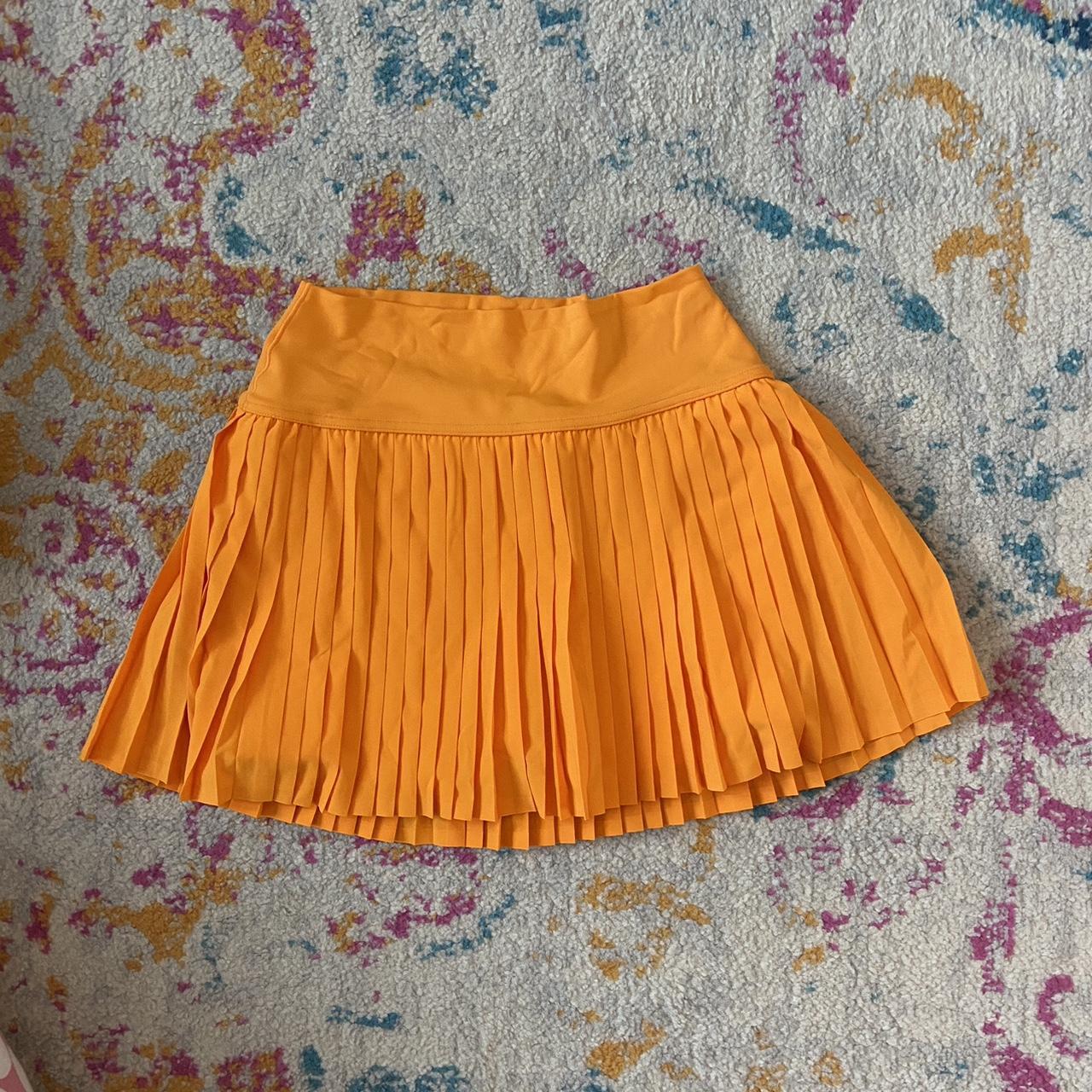 Aerie pleated skirt - orange - brand new - size... - Depop