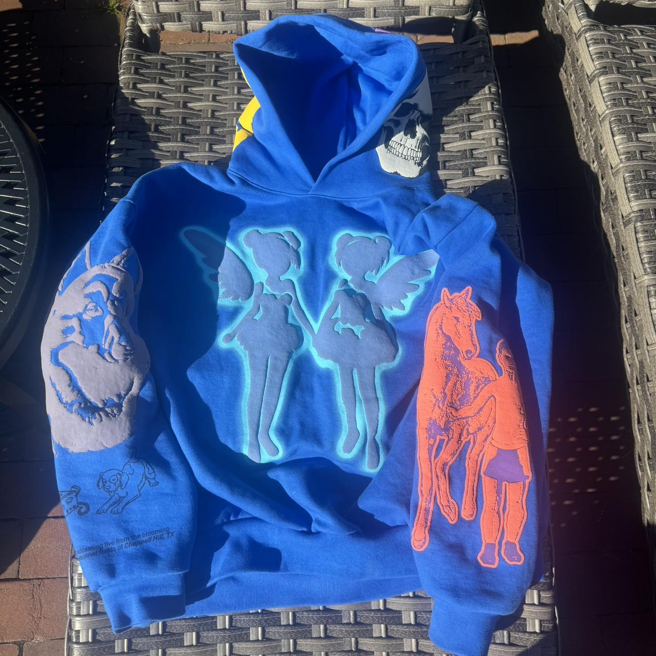 AUTHENTIC drake hoodie merch blue Such a cute comfy... - Depop