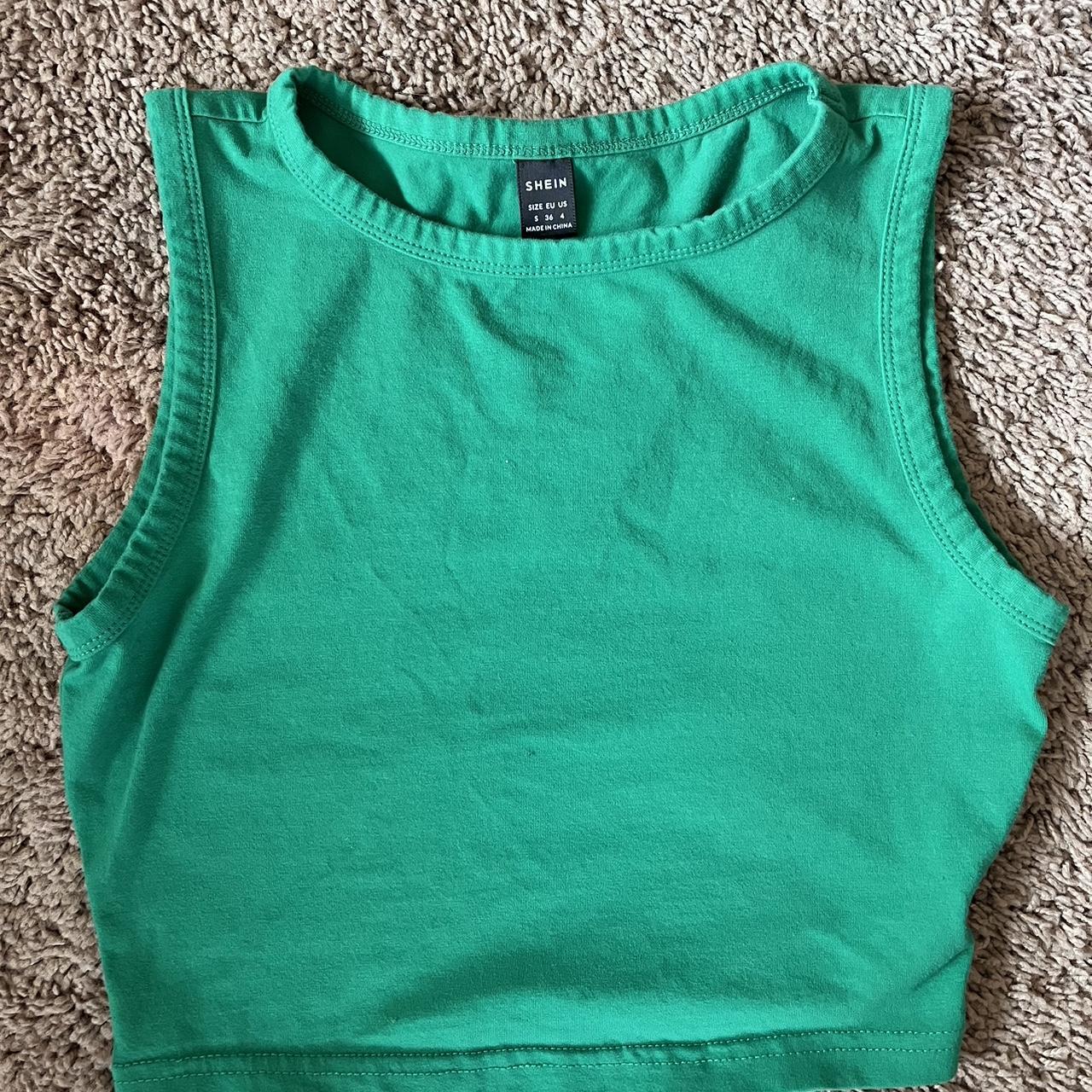 Shein Kelly Green Tank Top - Depop