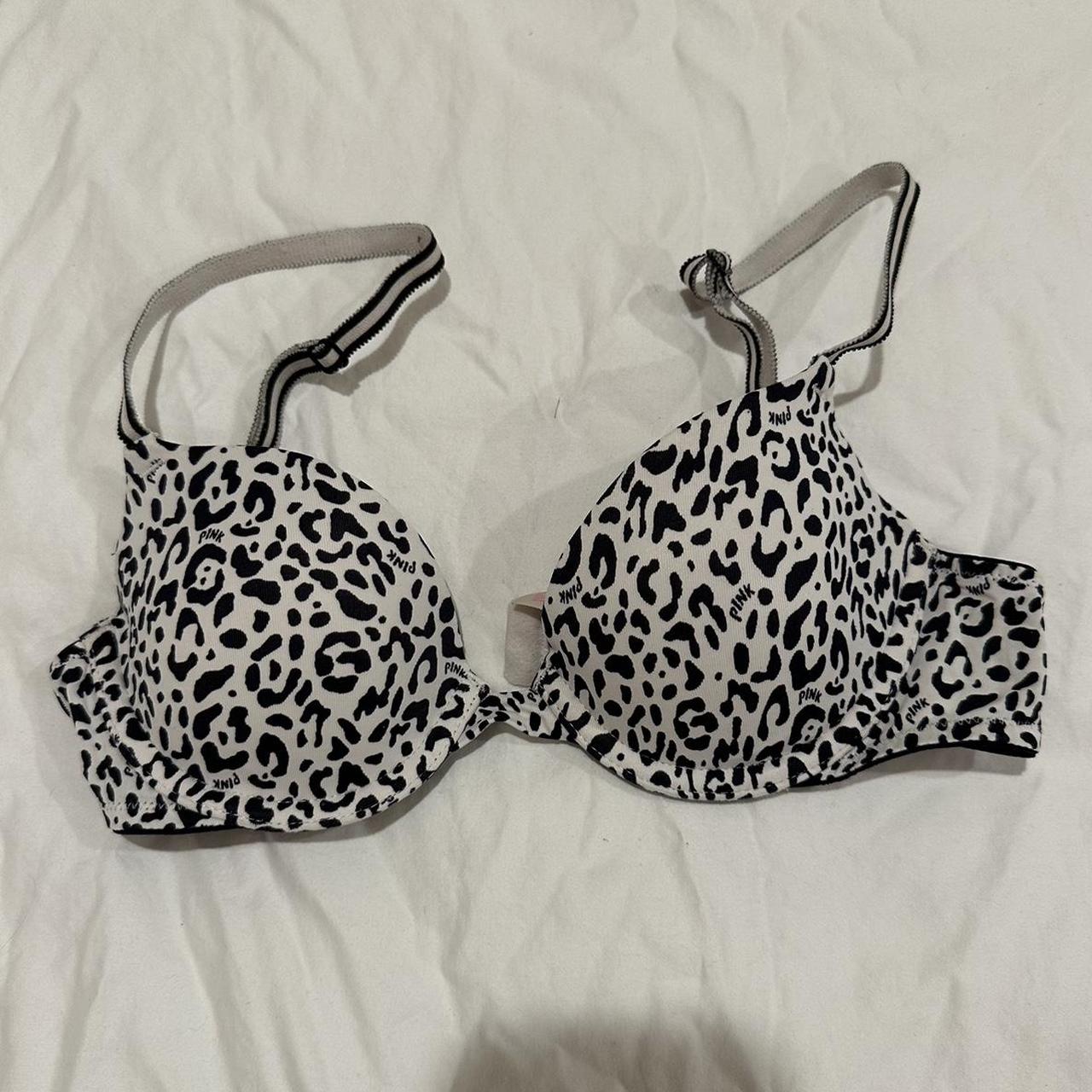 Victoria’s secret PINK 32AA Cheetah Bra - Depop
