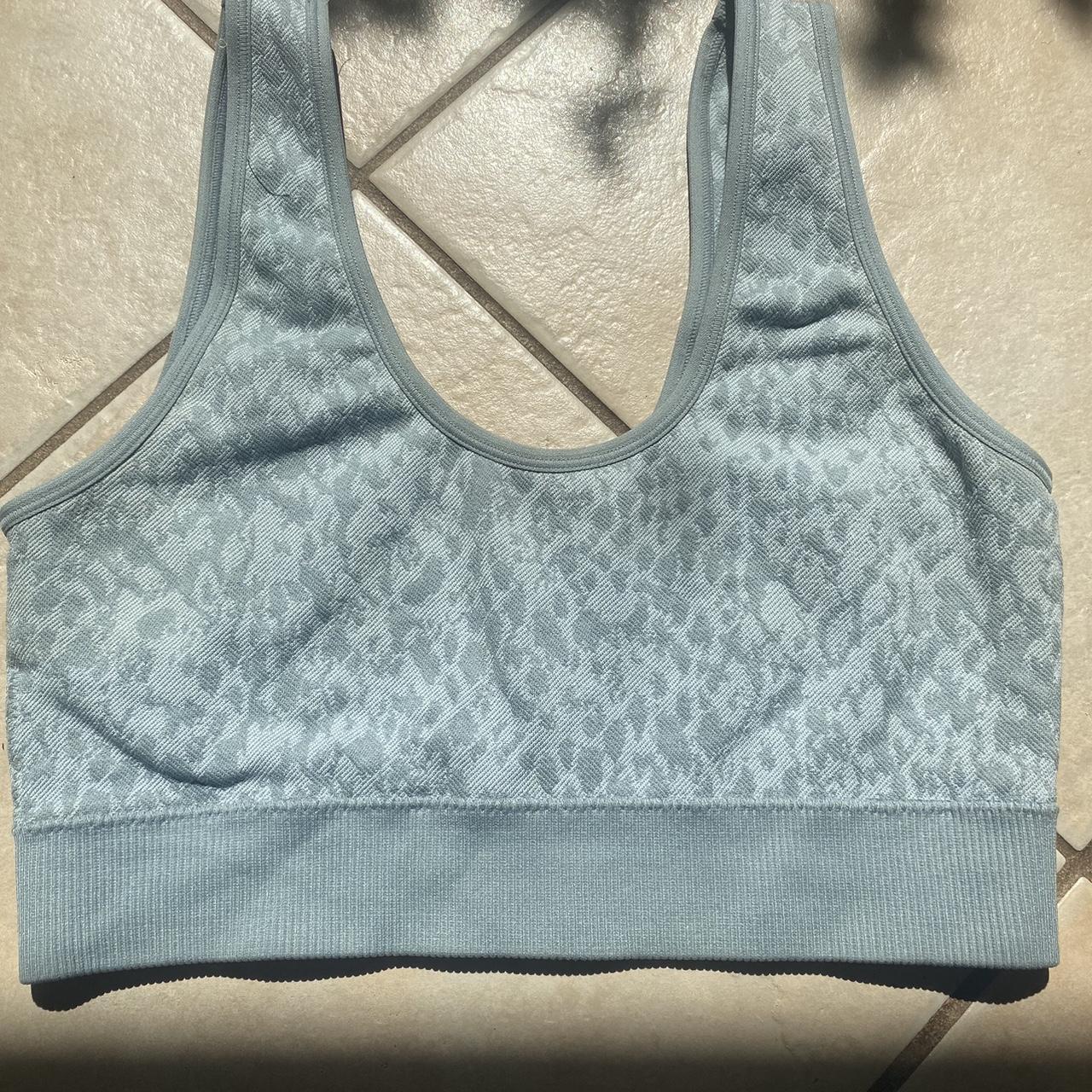 Grey sports bra. Perfect condition. - Depop