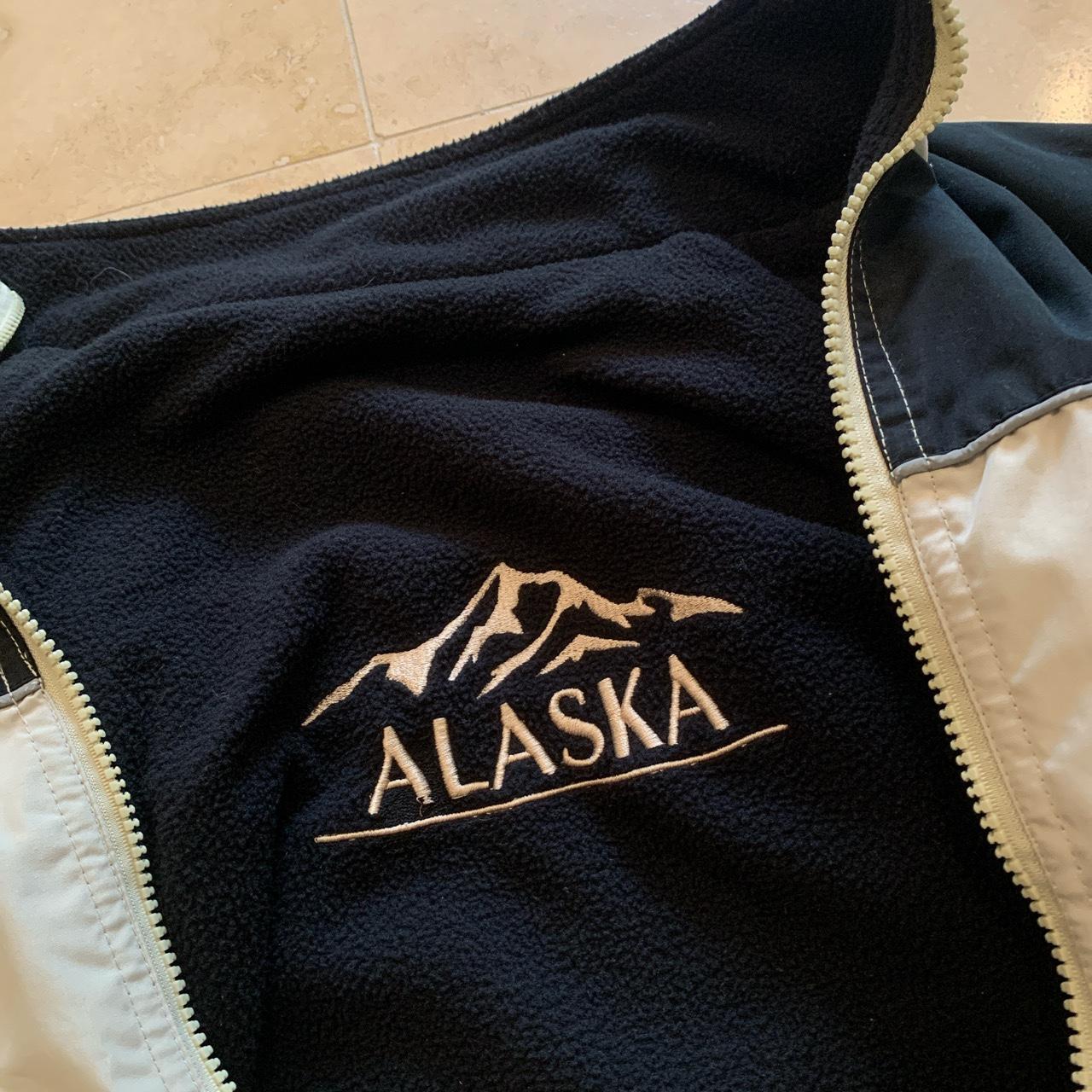 90s Vintage Reversible Alaska Jacket, size large, in... - Depop