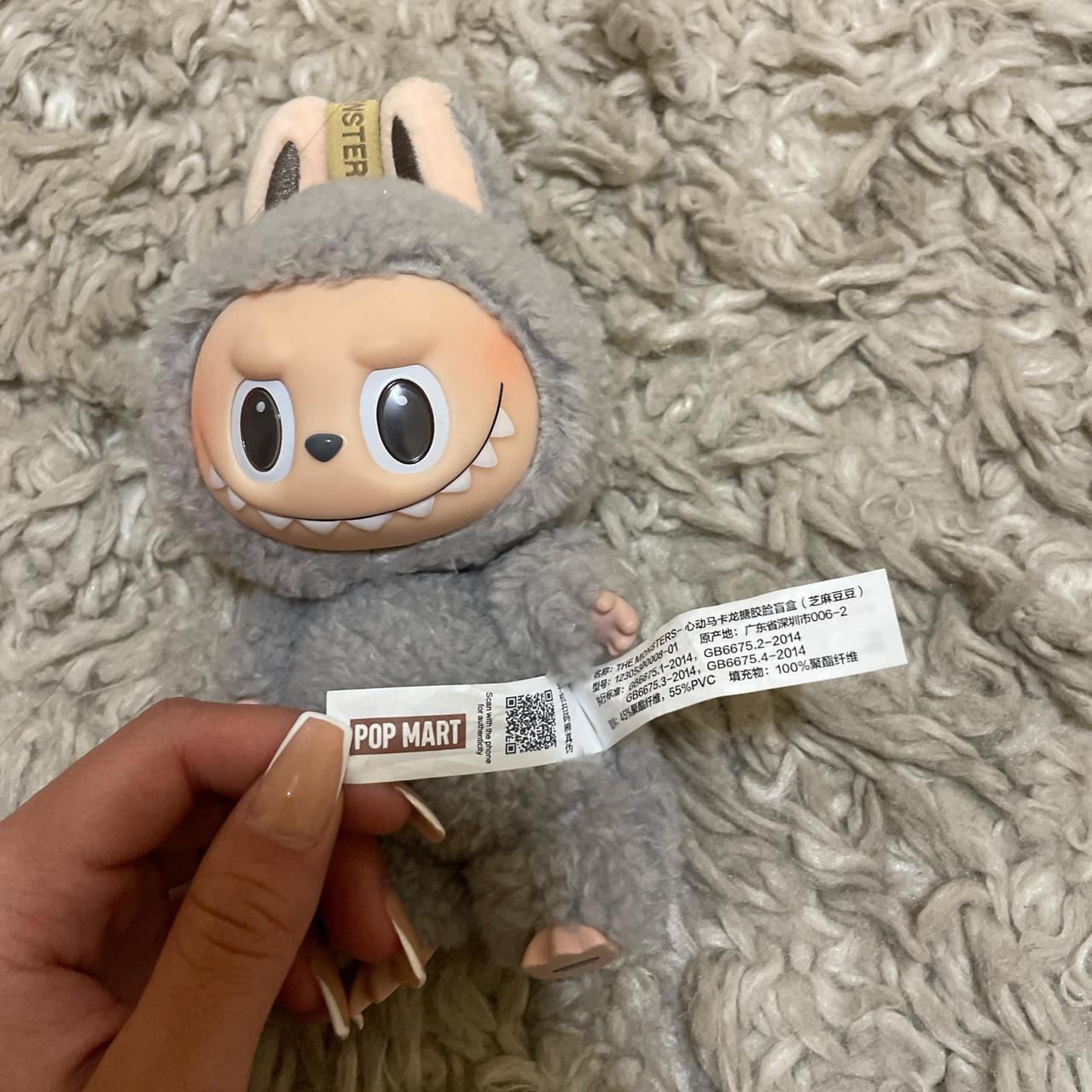 Grey labubu. Havent even hung it or anything. I find... | Depop