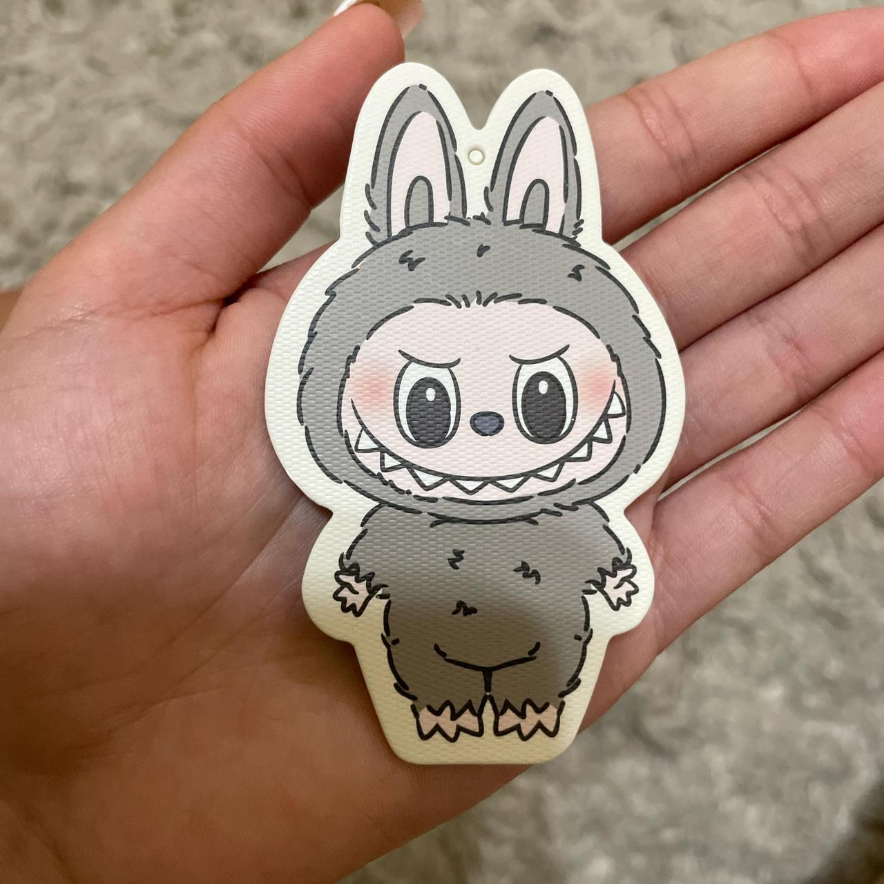 Grey labubu. Havent even hung it or anything. I find... | Depop