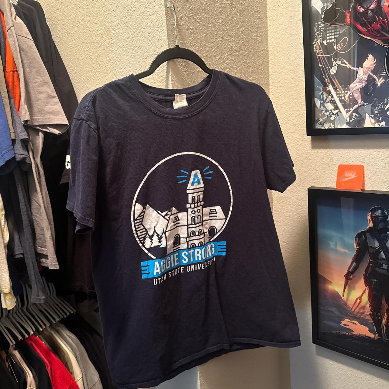 Navy Aggie Strong Utah State University tee #USU... | Depop