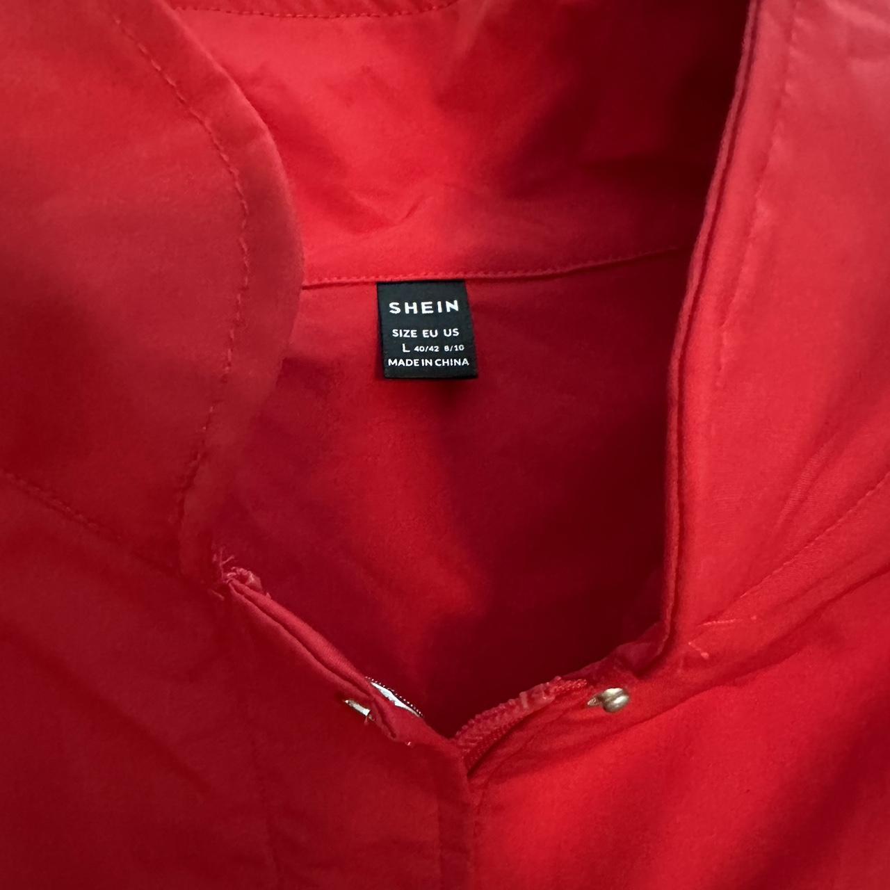 shein racing jacket. only worn once for a few hours.... - Depop