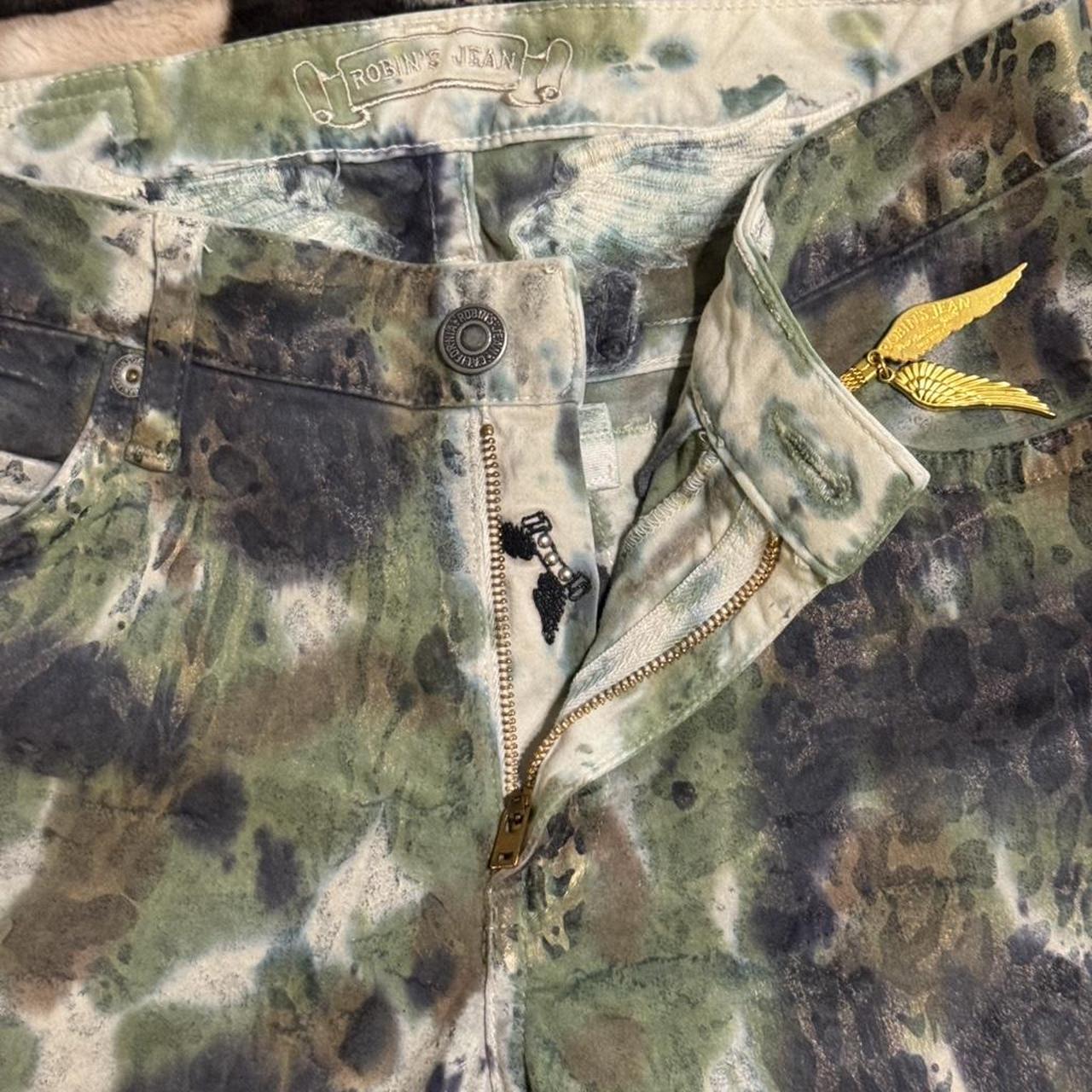 Robin’s Jeans Camo Animal Print Denim Jeans Size 30... | Depop