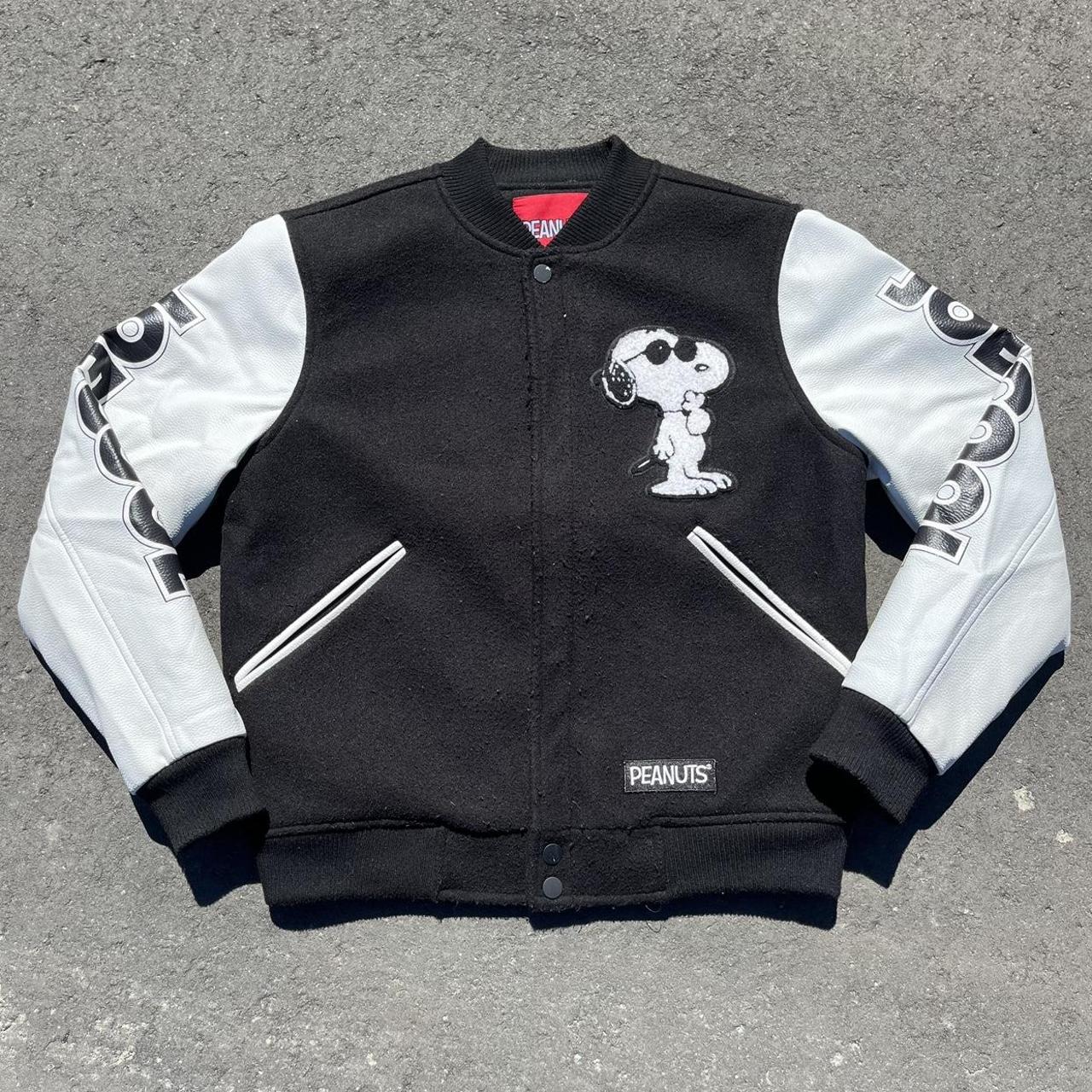2021 Joe Cool Snoopy Varsity Jacket Size: Medium... - Depop