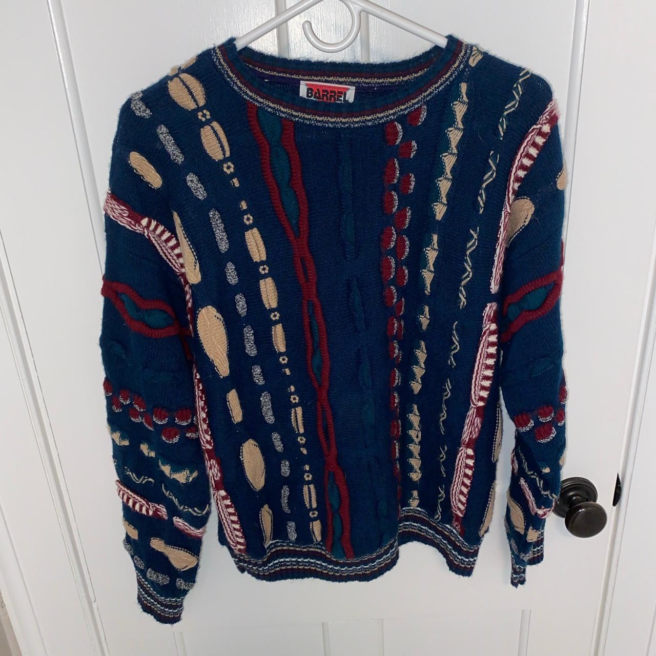 really cool coogi sweater. size xl but i think in... - Depop