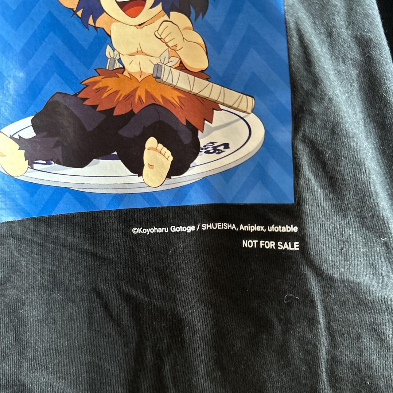 Demon slayer Kura Sushi collab shirt size large. No... - Depop