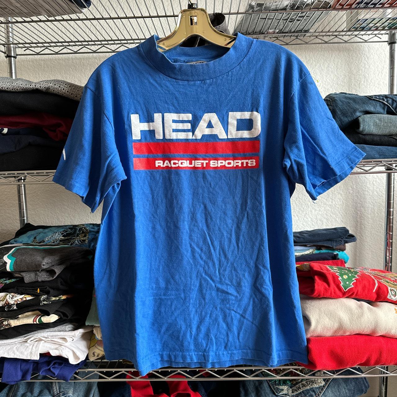 Vintage Head Racquet Sport Made in USA Single stitch... - Depop