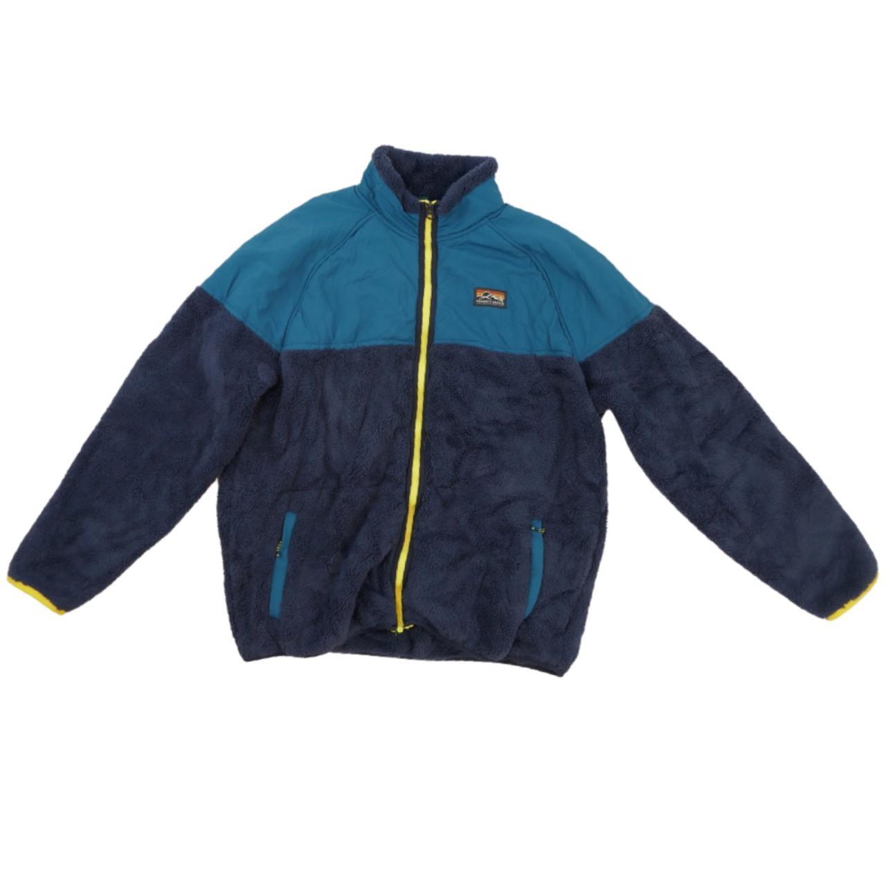 Faherty Men's High Pile Fleece Vintage Zip... - Depop