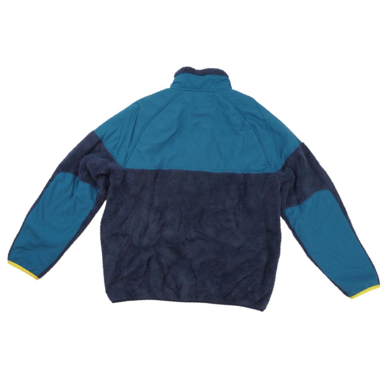 Faherty Men's High Pile Fleece Vintage Zip... - Depop