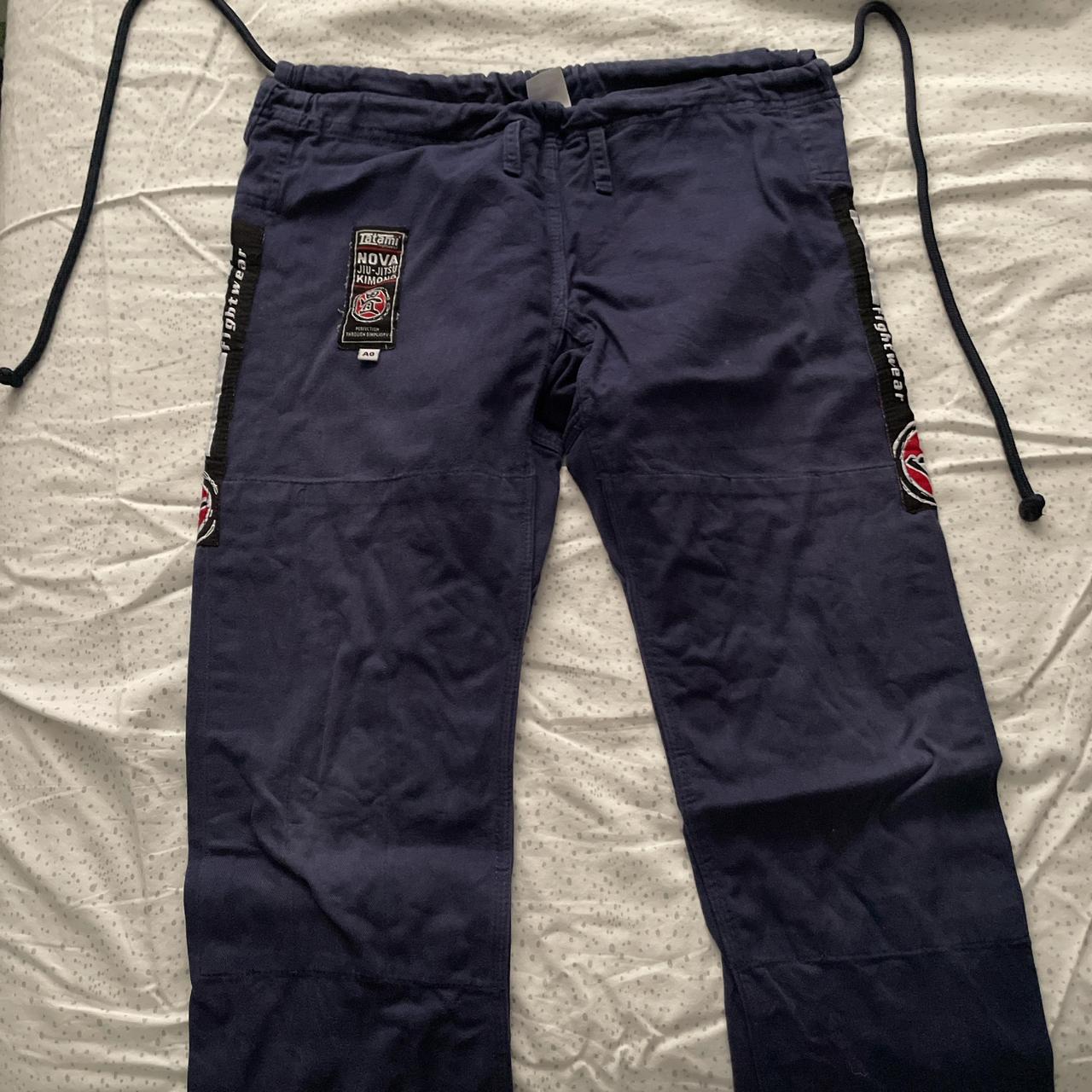 Navy blue BJJ gi pants with #BJJ #GiPants size A0 - Depop