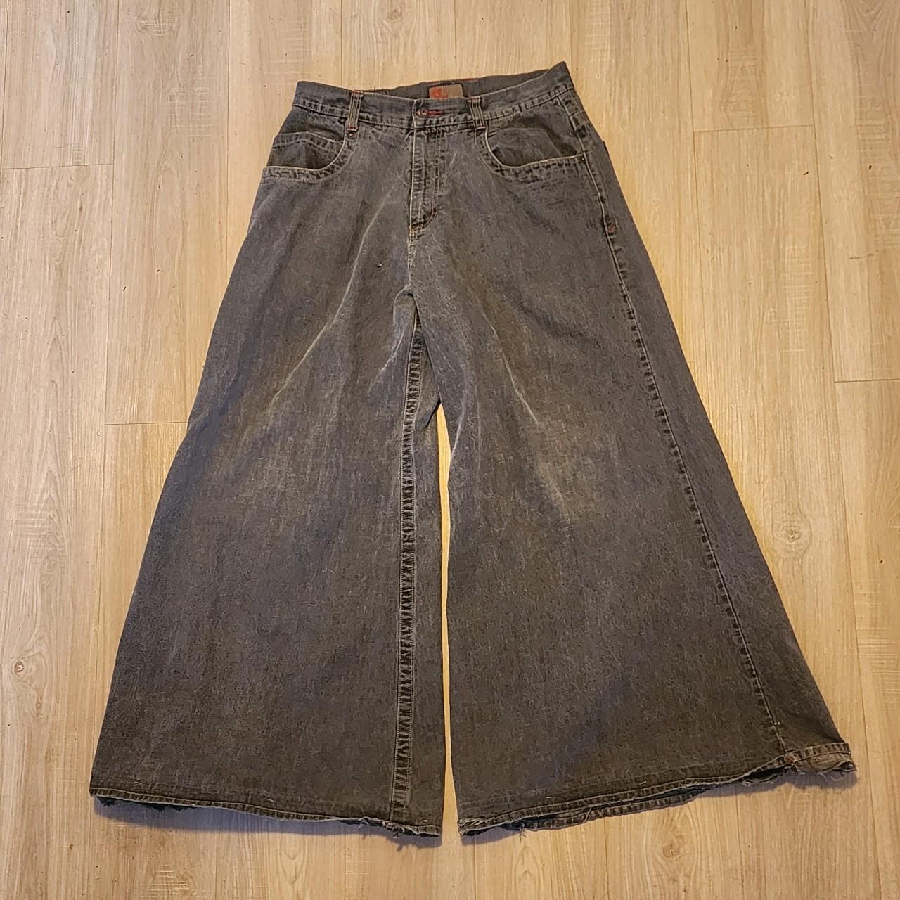 Big asf mammoth skater grunge wide leg kikwear rave... - Depop