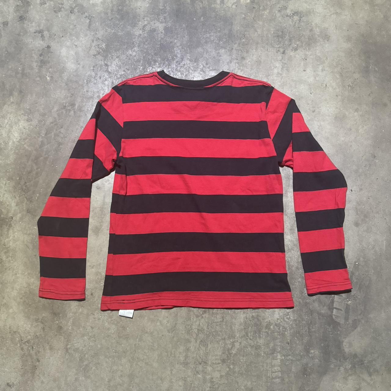 Number Nine x Studious - stripe long sleeve Size S/... - Depop