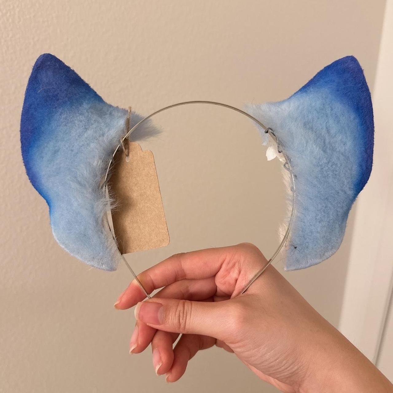 Thevictorianvulpine Blue Fox Ears 💙 • not 1st owner,... - Depop