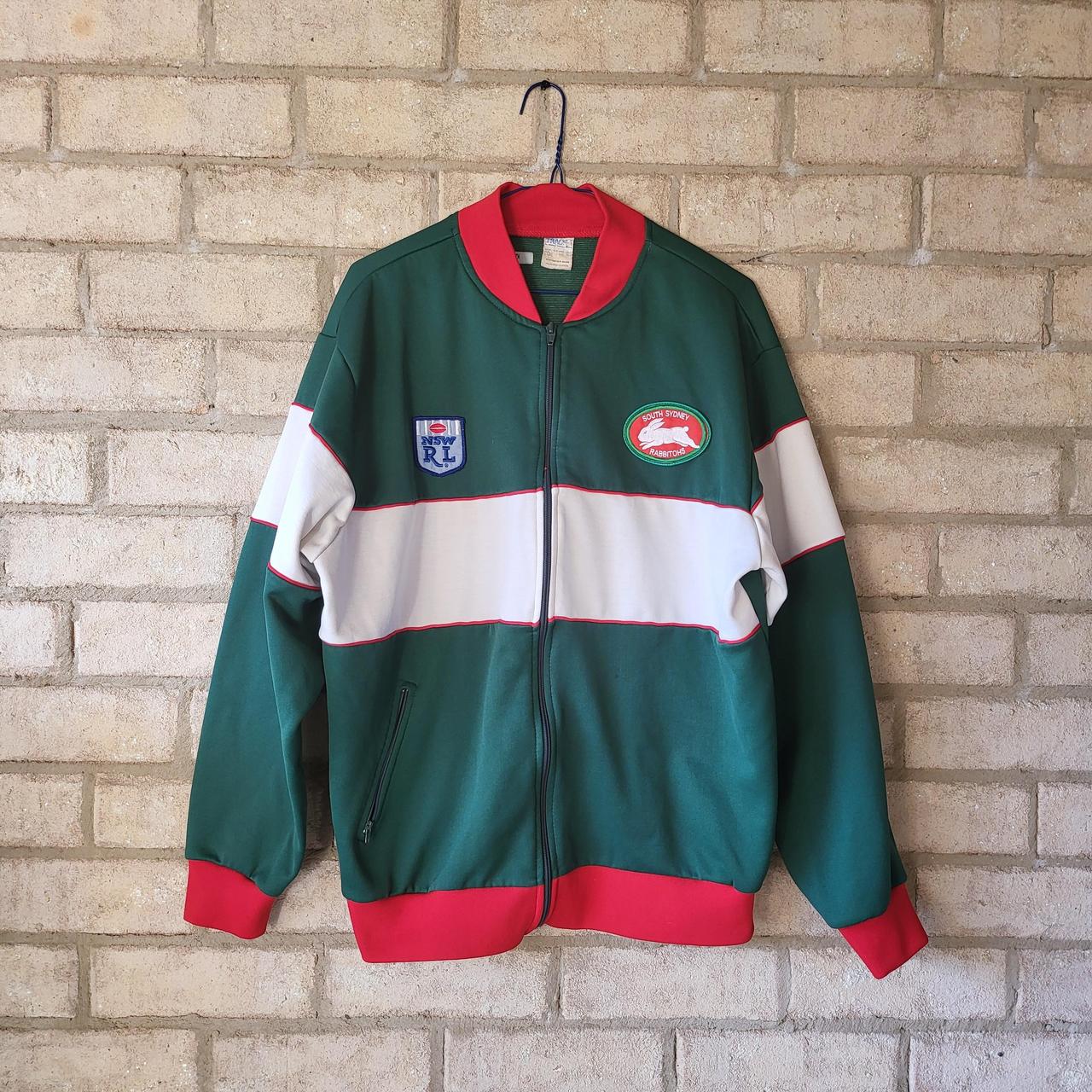 Men's Red and Green Jacket | Depop