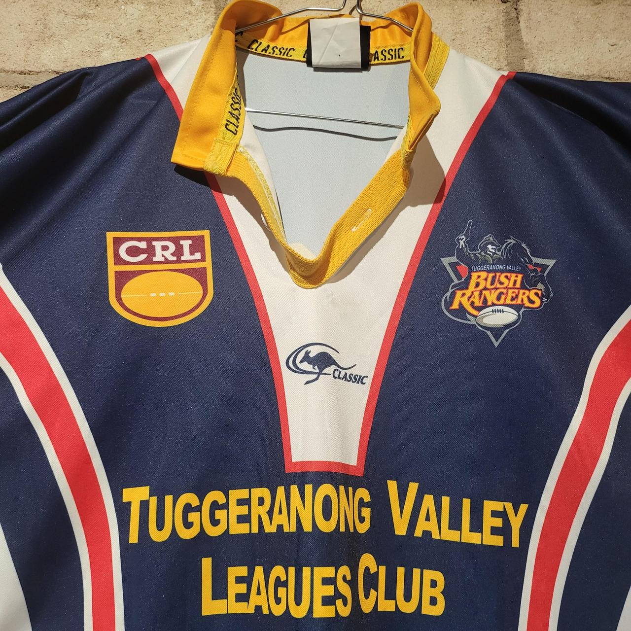 Rare Vintage CRL bush rangers rugby league jersey... - Depop