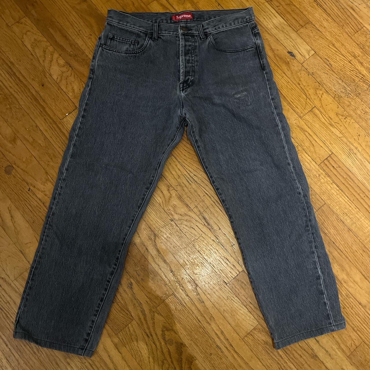size 32 regular fit supreme jeans - Depop