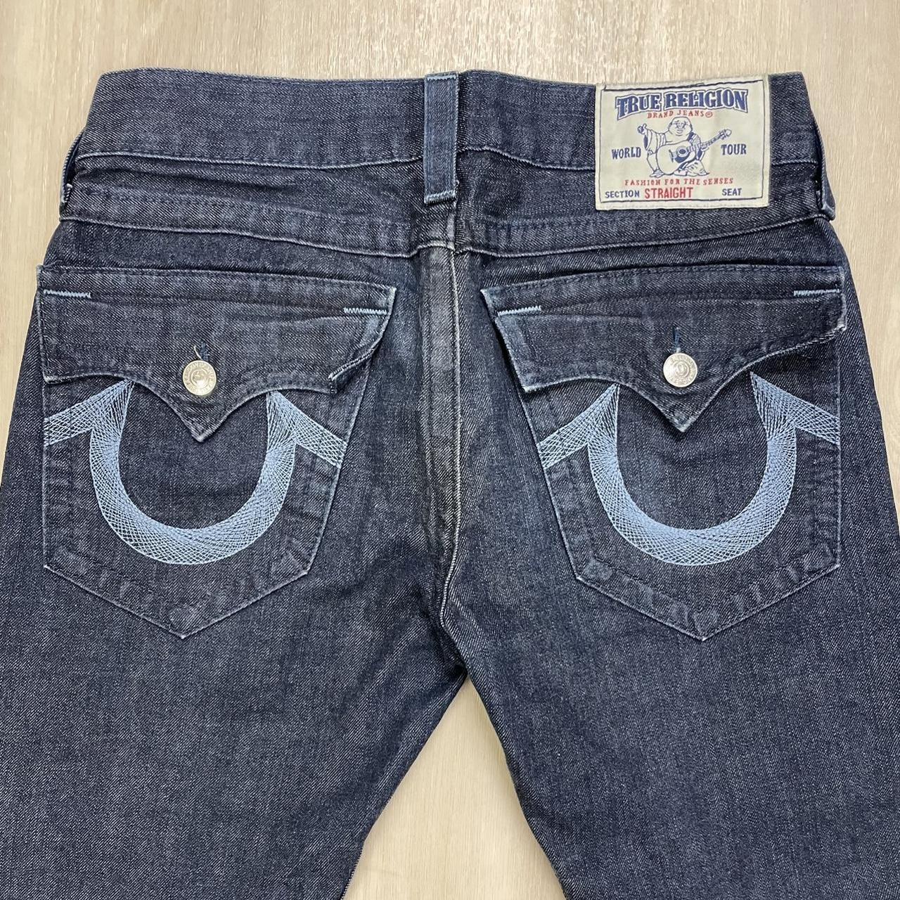 True Religion Made in USA Flap Pocket Straight Leg... - Depop