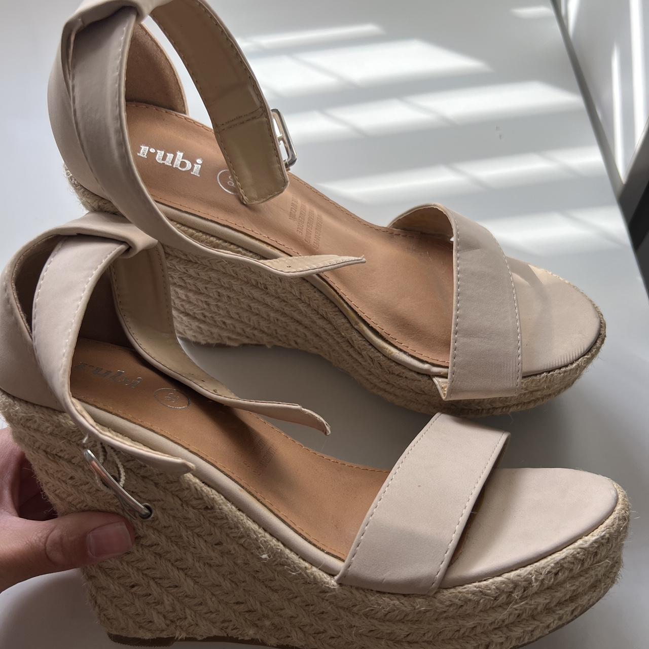 Rubi wedges Great for summer! Barely worn Size AUS... - Depop