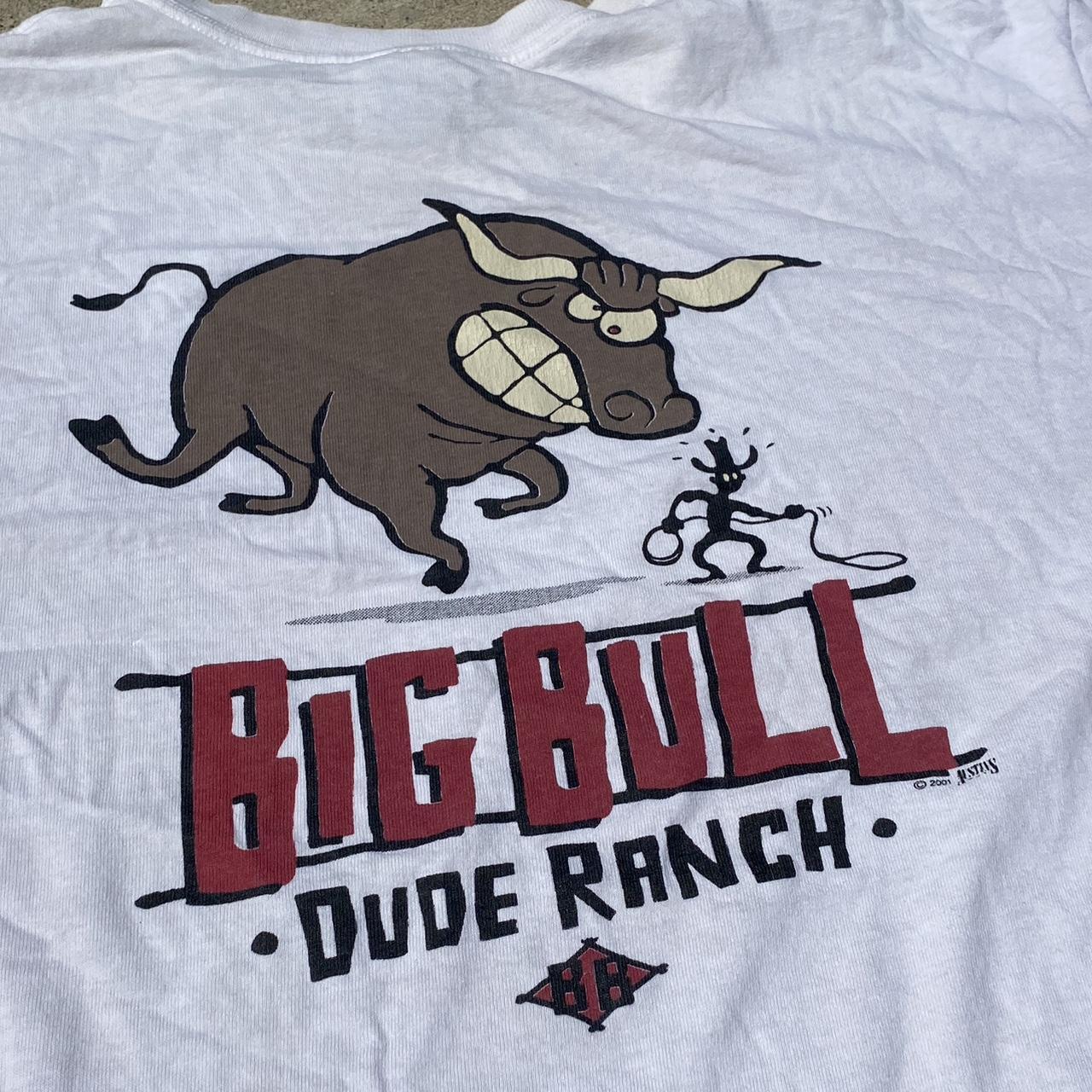 Big Bull dude ranch graphic gildan tee size L. - Depop