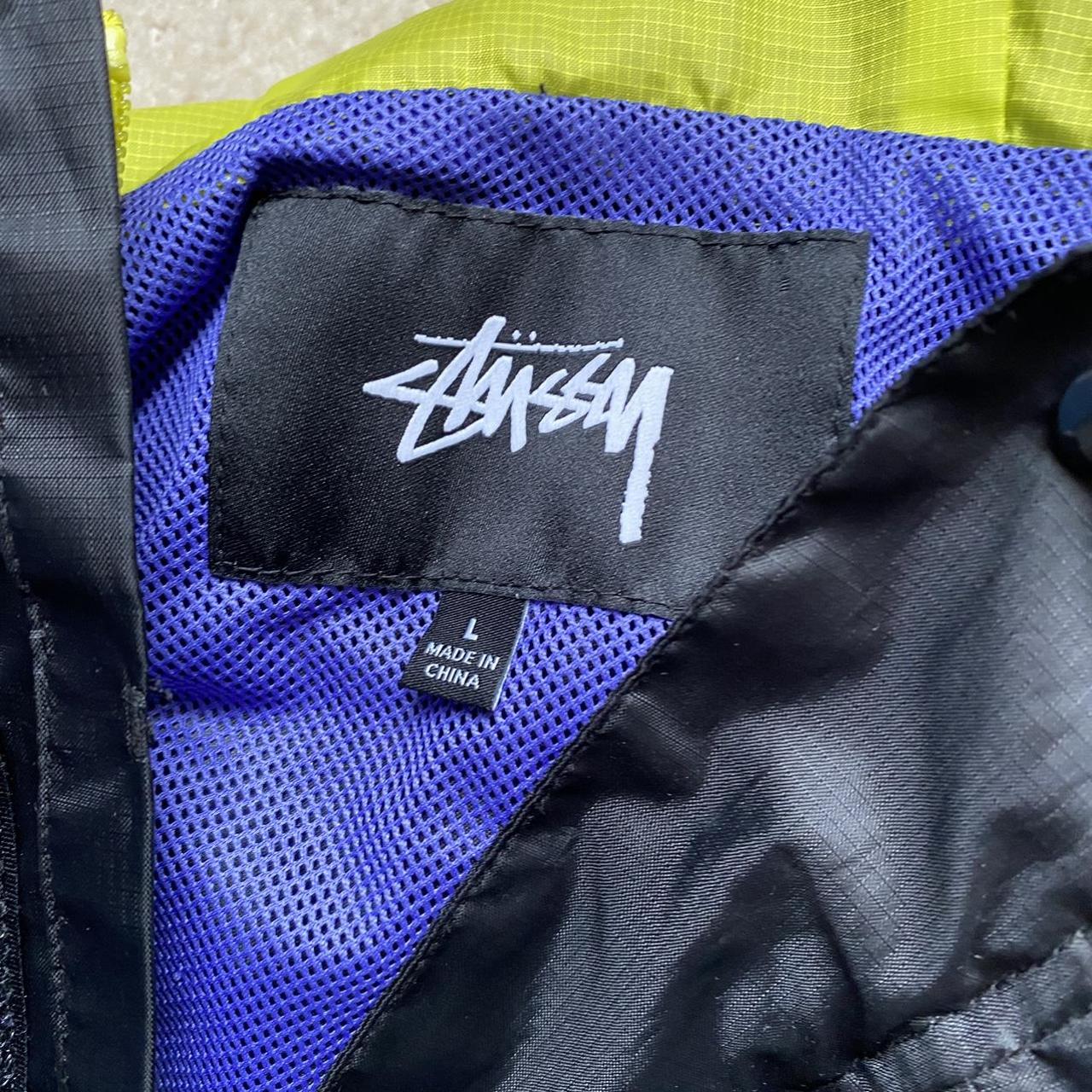 Stüssy Men's Black Jacket | Depop
