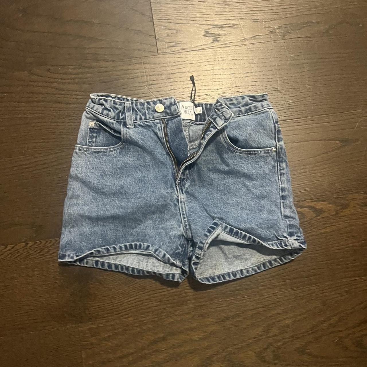 high waisted princess poly shorts - Depop