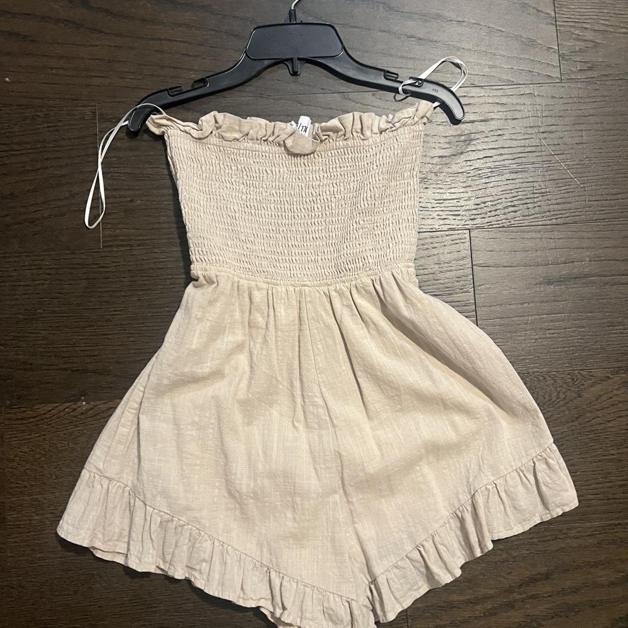 princess poly romper - Depop