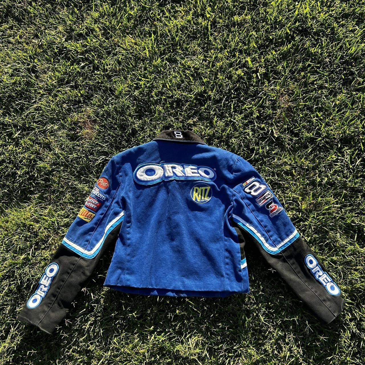 Vintage Oreo Racing Jacket Amazing Condition NO... - Depop