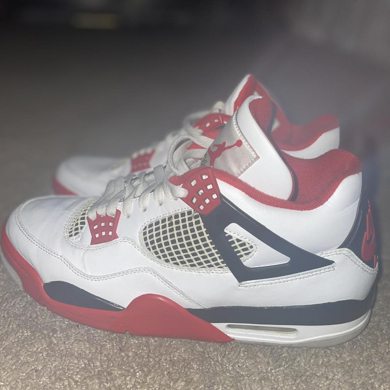 Jordan Men's Red Trainers | Depop