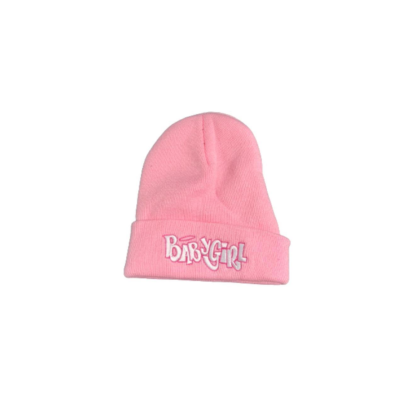 Y2K PINK BABYGIRL BEANIE New beanie has never been... - Depop