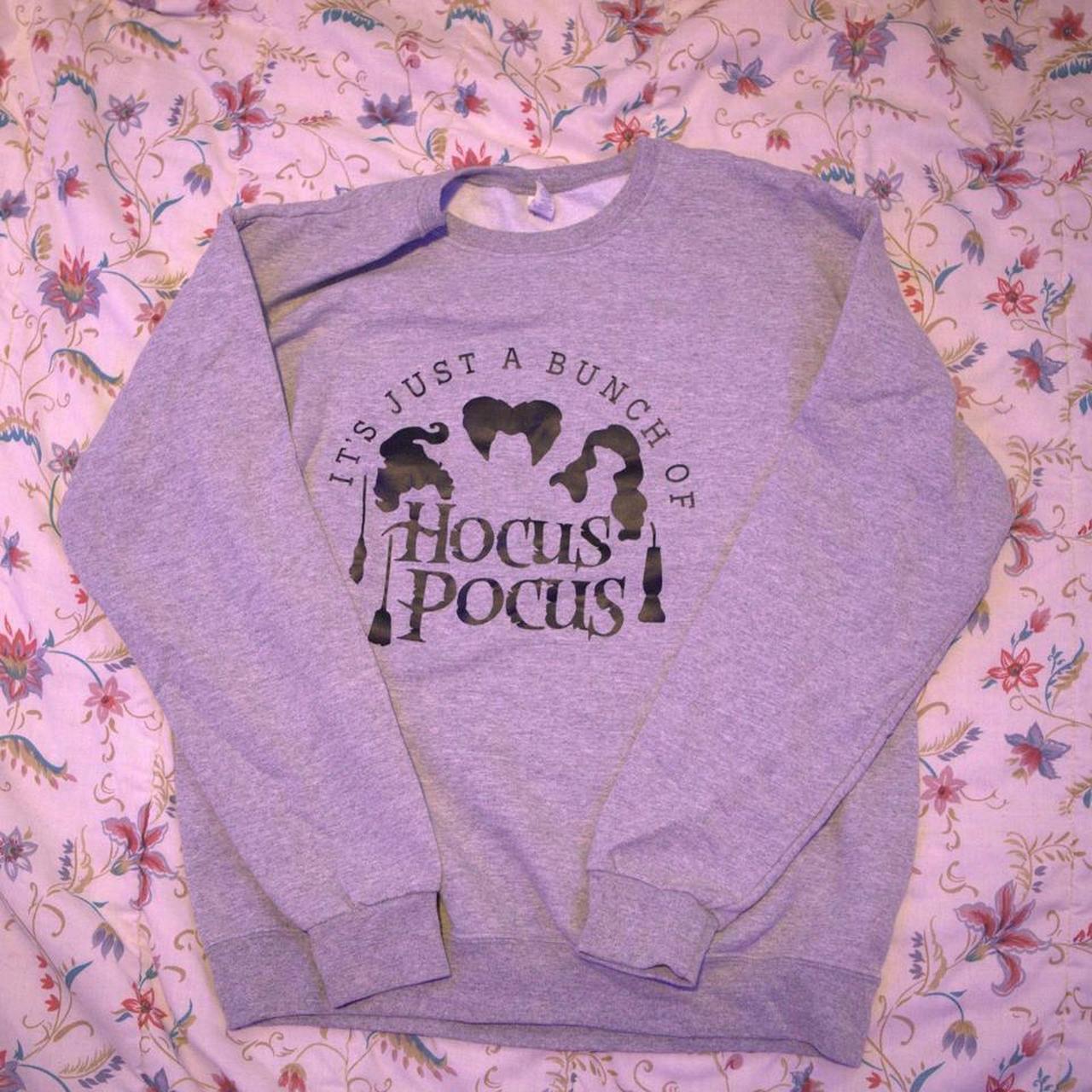 Jerzees Hocus Pocus grey sweater Message me for more... - Depop