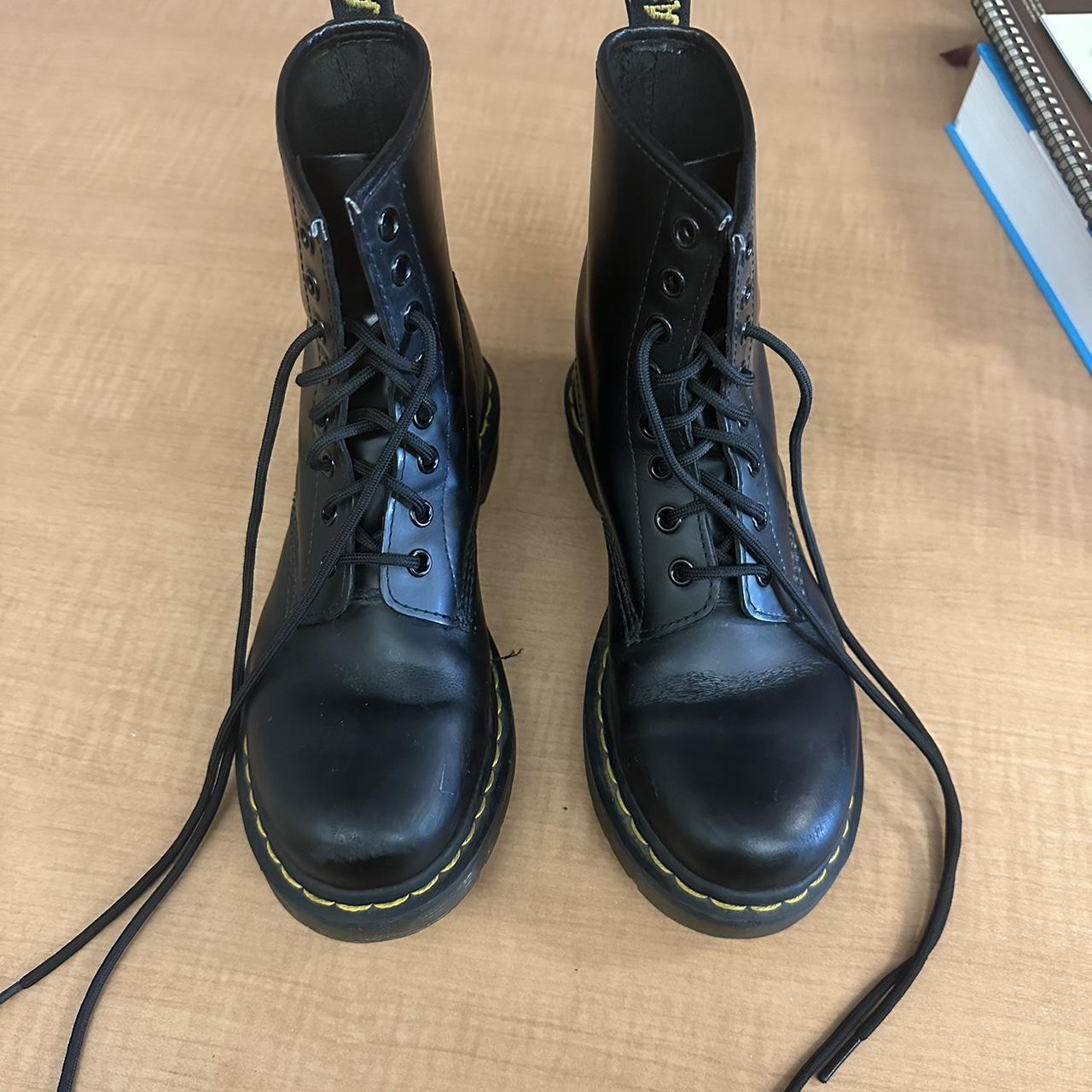 Black high top doc martens - Depop