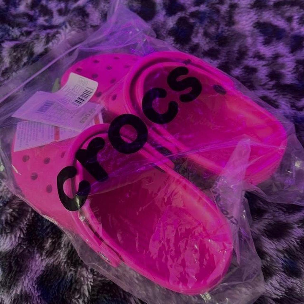 Pink Crocs clogs #CrocsClogs | Depop