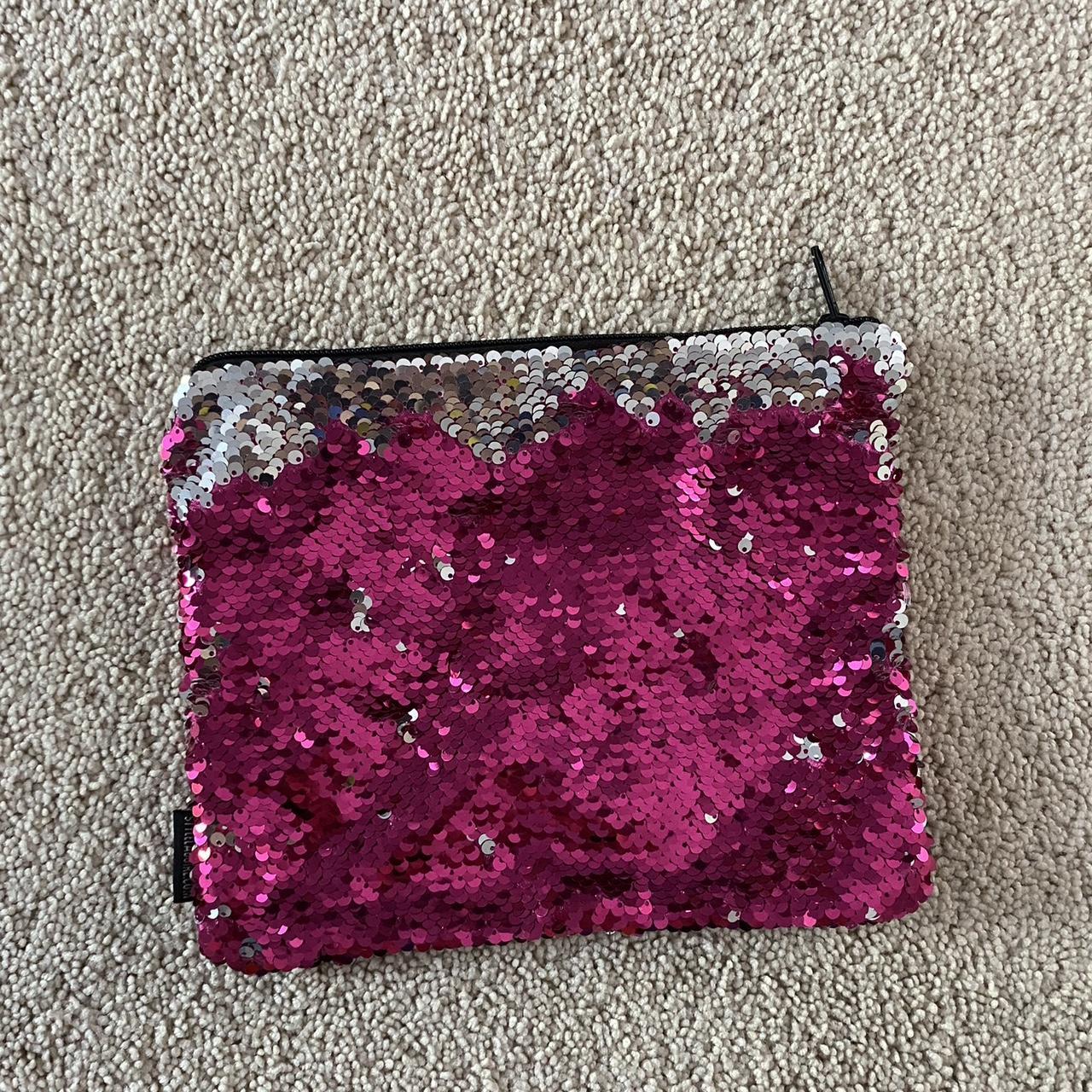 Reversible sequin pouch! Perfect to put pencils or... - Depop